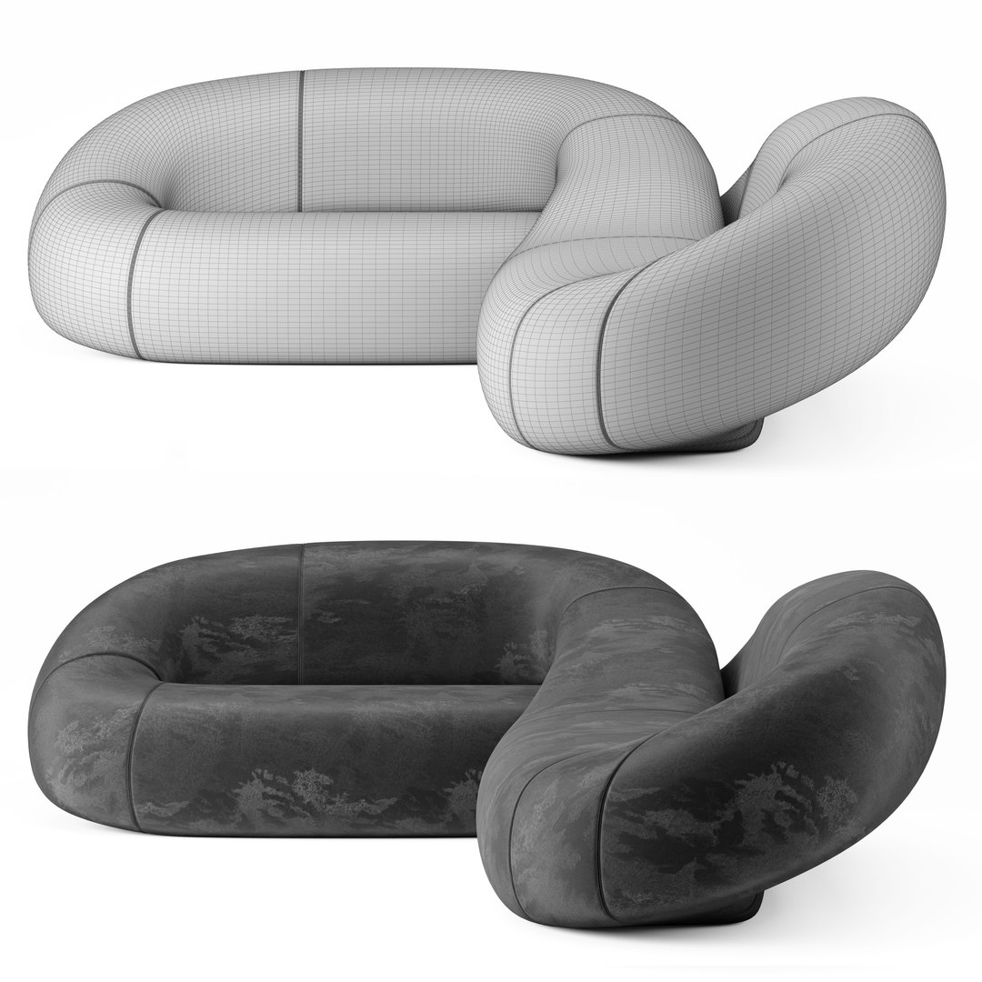 3D Natuzzi Infinito Sofa - TurboSquid 1794299