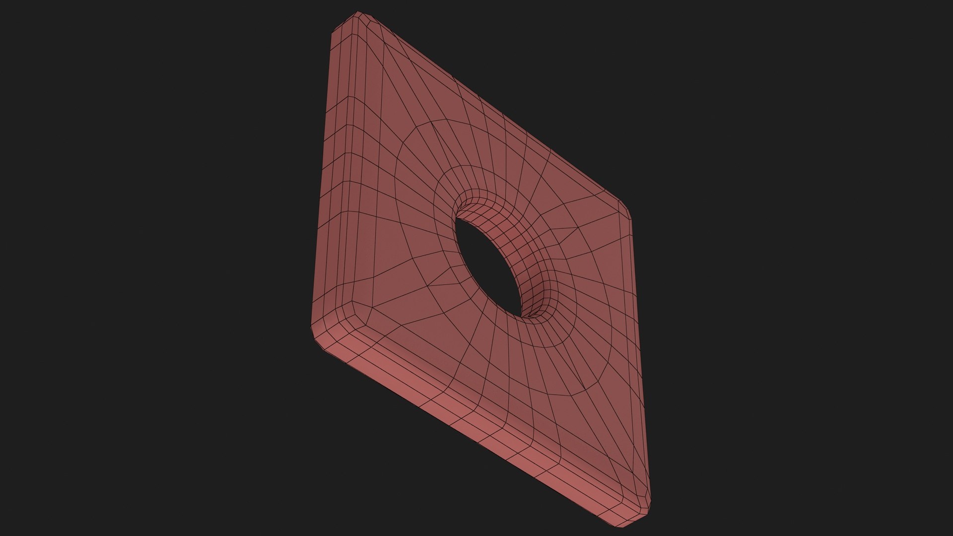 Square Washer 3D Model - TurboSquid 1646269