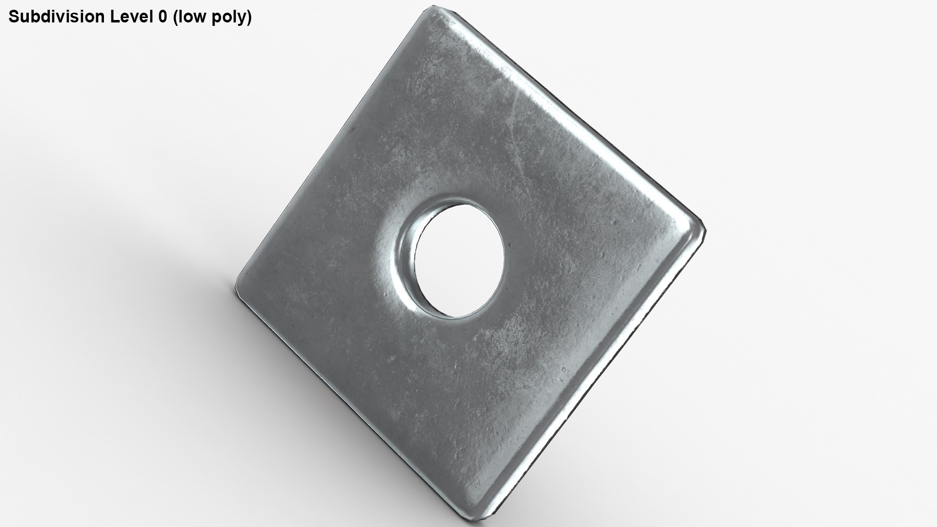 Square Washer 3D Model - TurboSquid 1646269