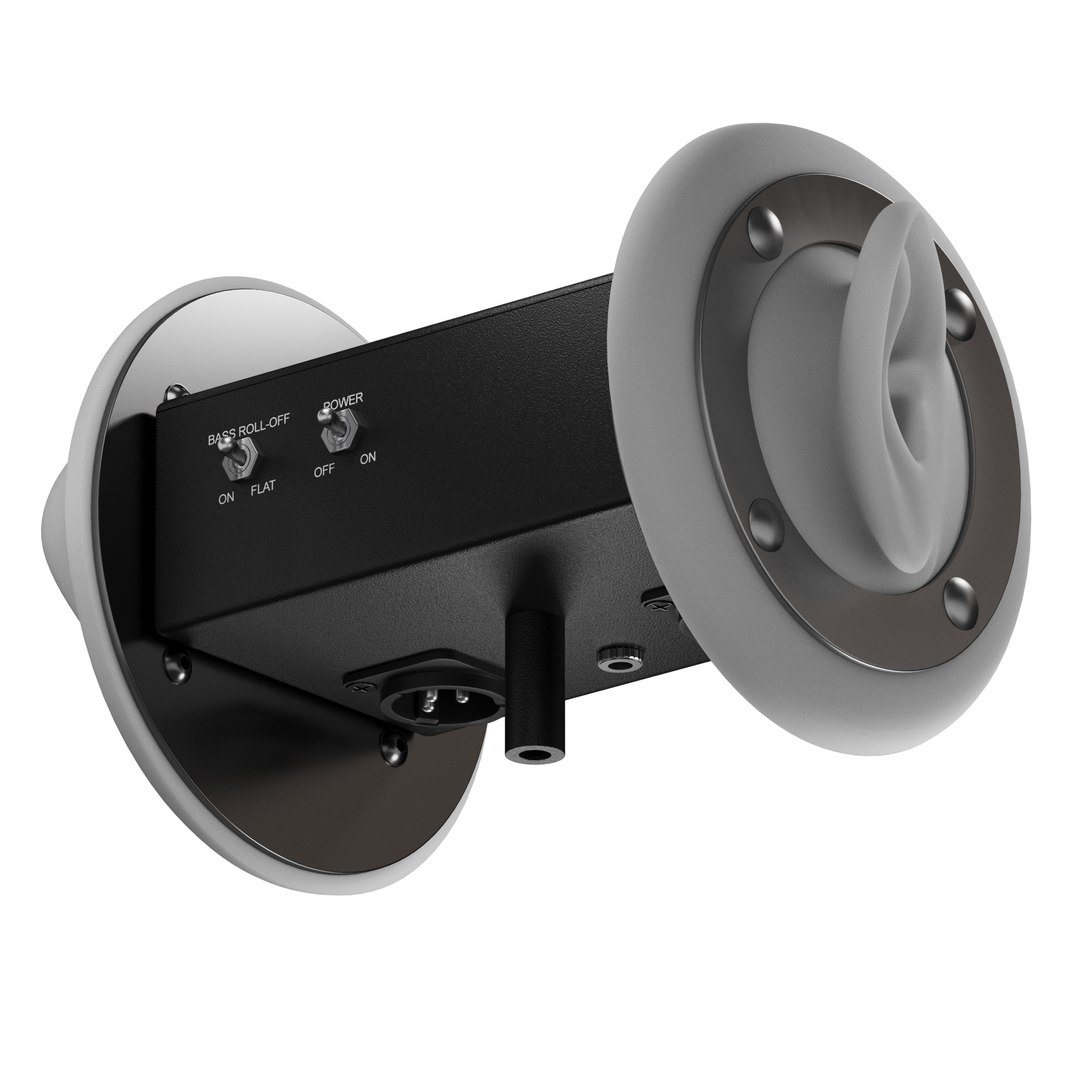 3Dio FS XLR Binaural Microphone 3D Model - TurboSquid 2309697