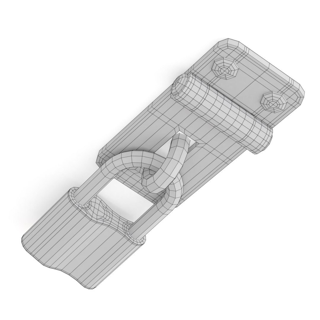 Latch Lock 3D Model - TurboSquid 1262793