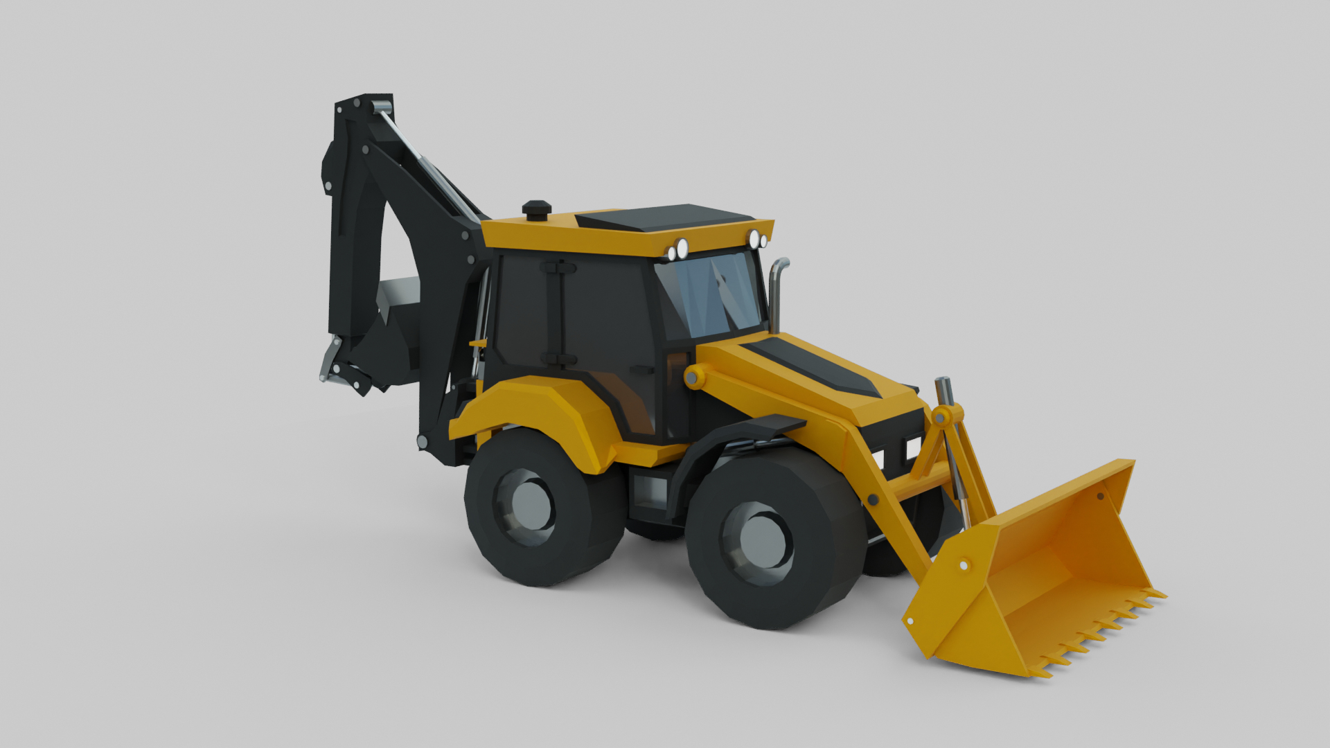Backhoe Loader - Heavy Vehicle 3D - TurboSquid 2421923