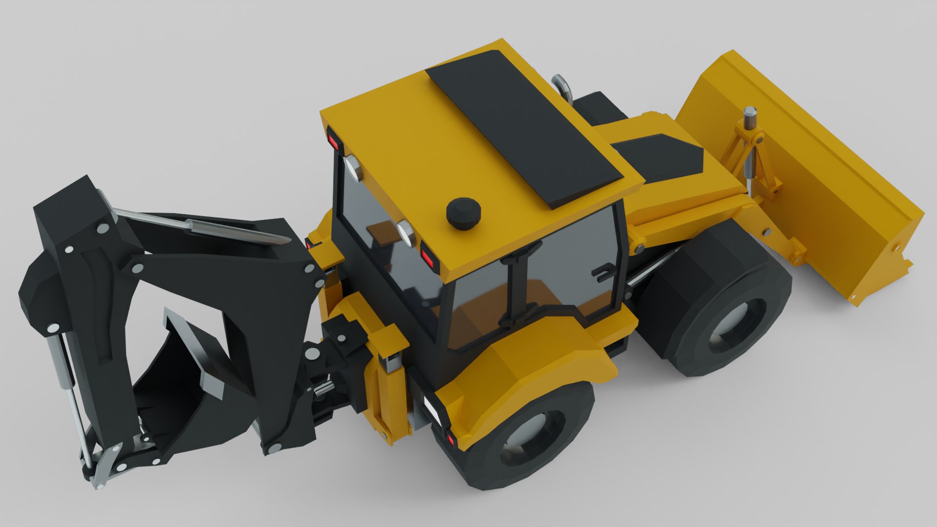 Backhoe Loader - Heavy Vehicle 3D - TurboSquid 2421923