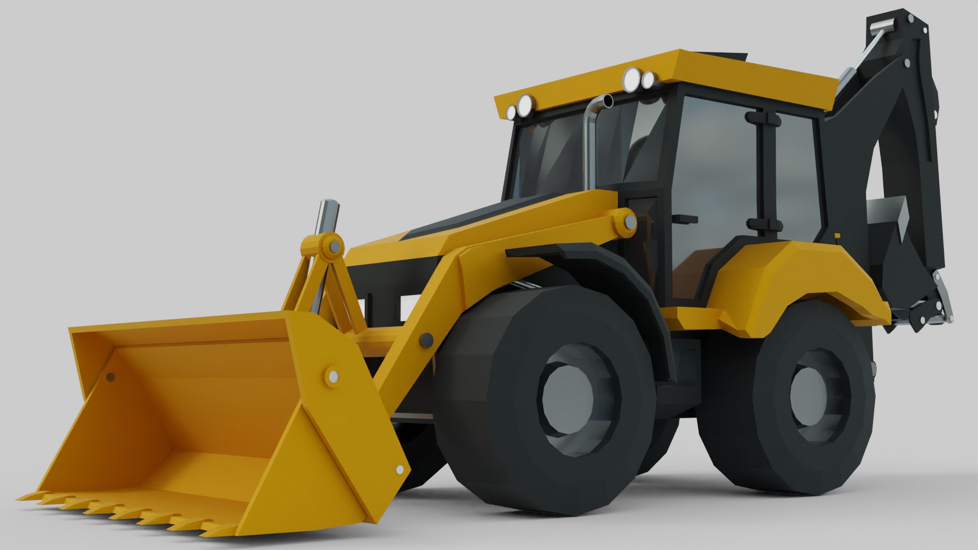 Backhoe Loader - Heavy Vehicle 3D - TurboSquid 2421923