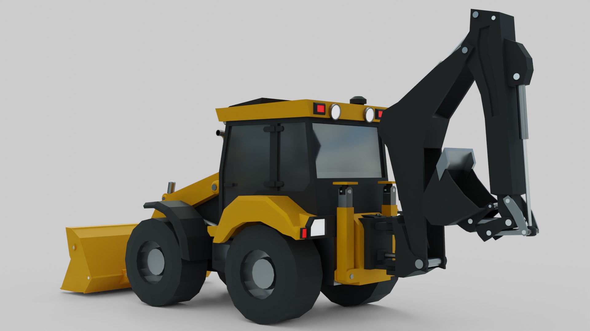 Backhoe Loader - Heavy Vehicle 3D - TurboSquid 2421923