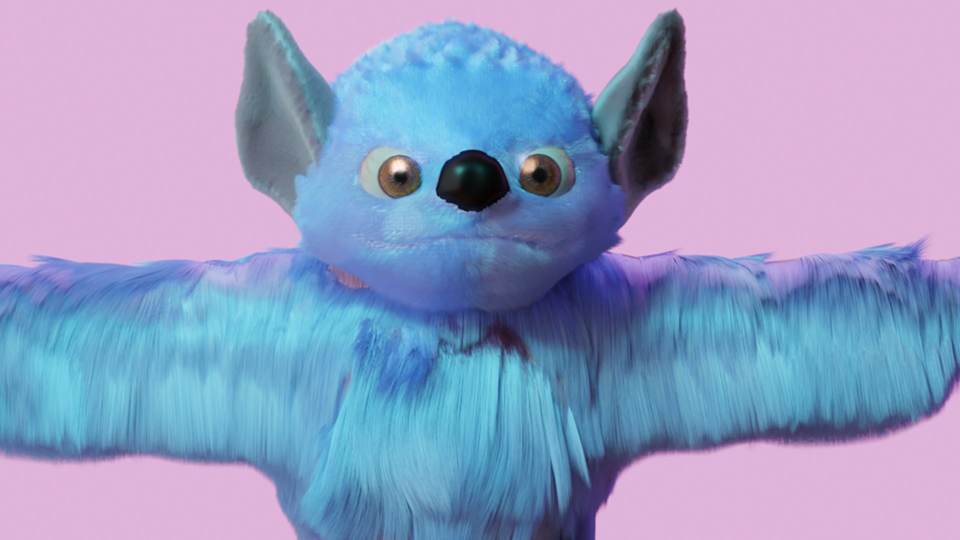 Cute Creature 3D - Character - Fury - Cartoon 3D Model - TurboSquid 1900693