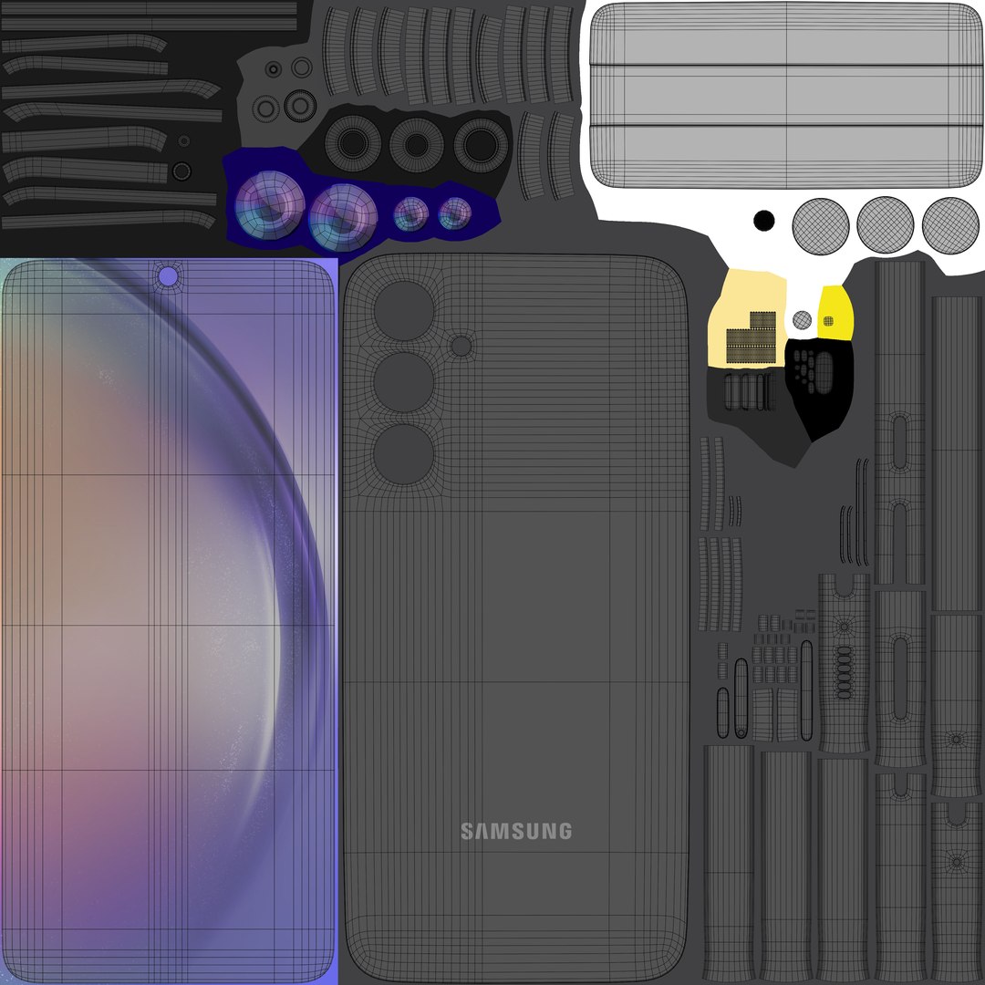 Samsung Galaxy A54 Graphite 3D Model - TurboSquid 2062153