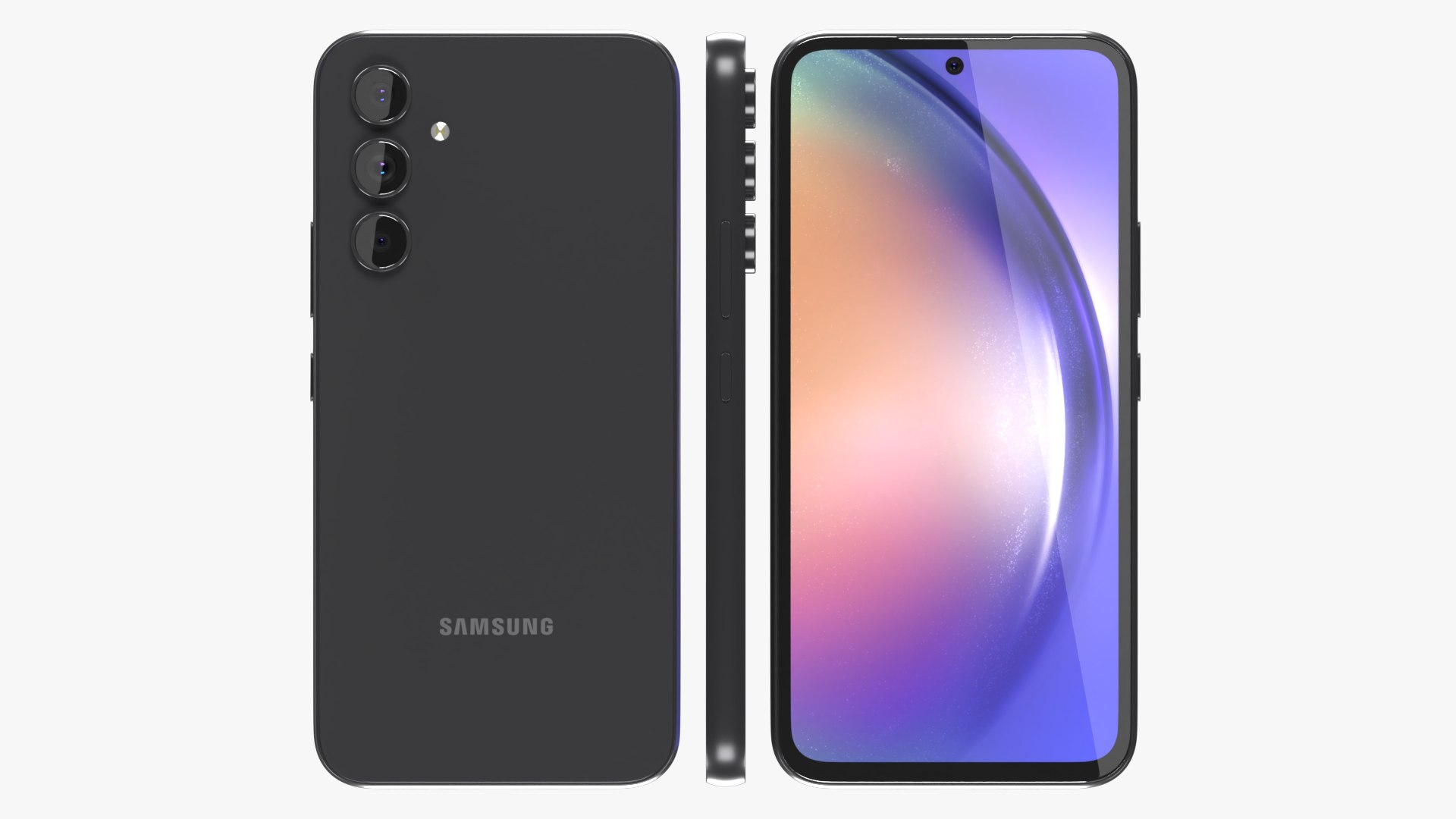 Samsung Galaxy A54 Graphite 3D Model - TurboSquid 2062153
