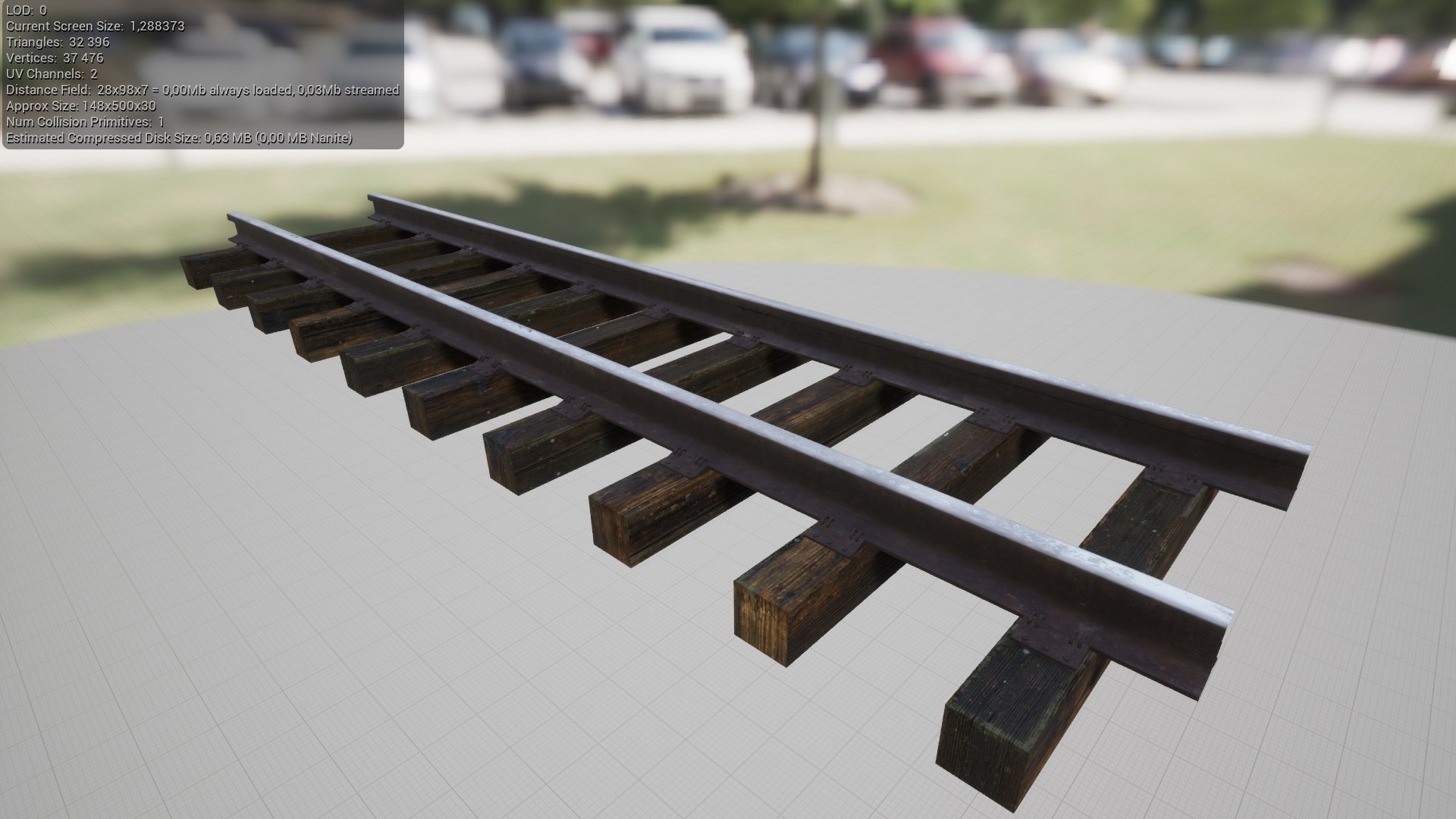 3D Railroad Tracks - TurboSquid 1974946