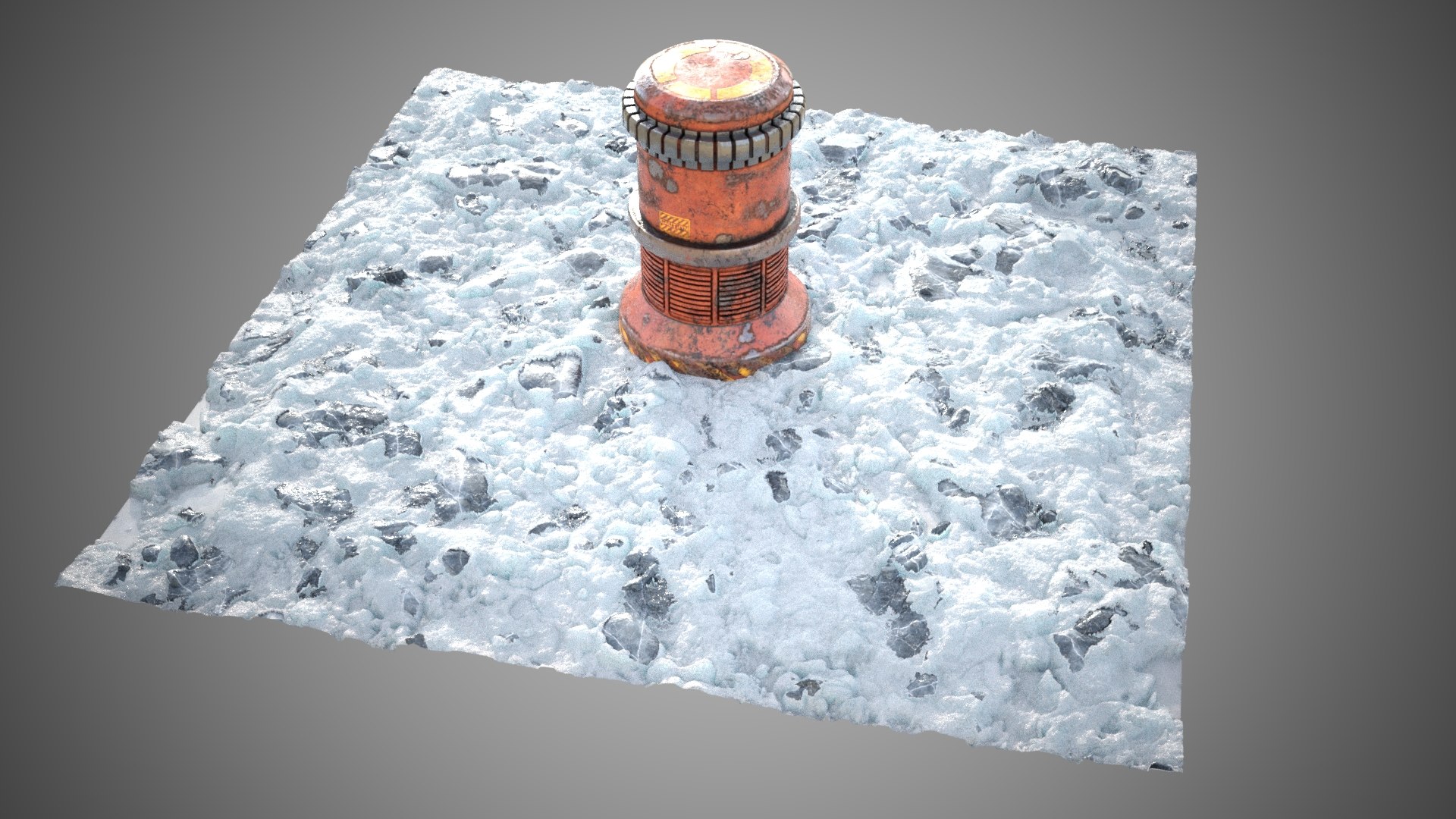 Ice Snow Ground Tile Model - TurboSquid 2179697