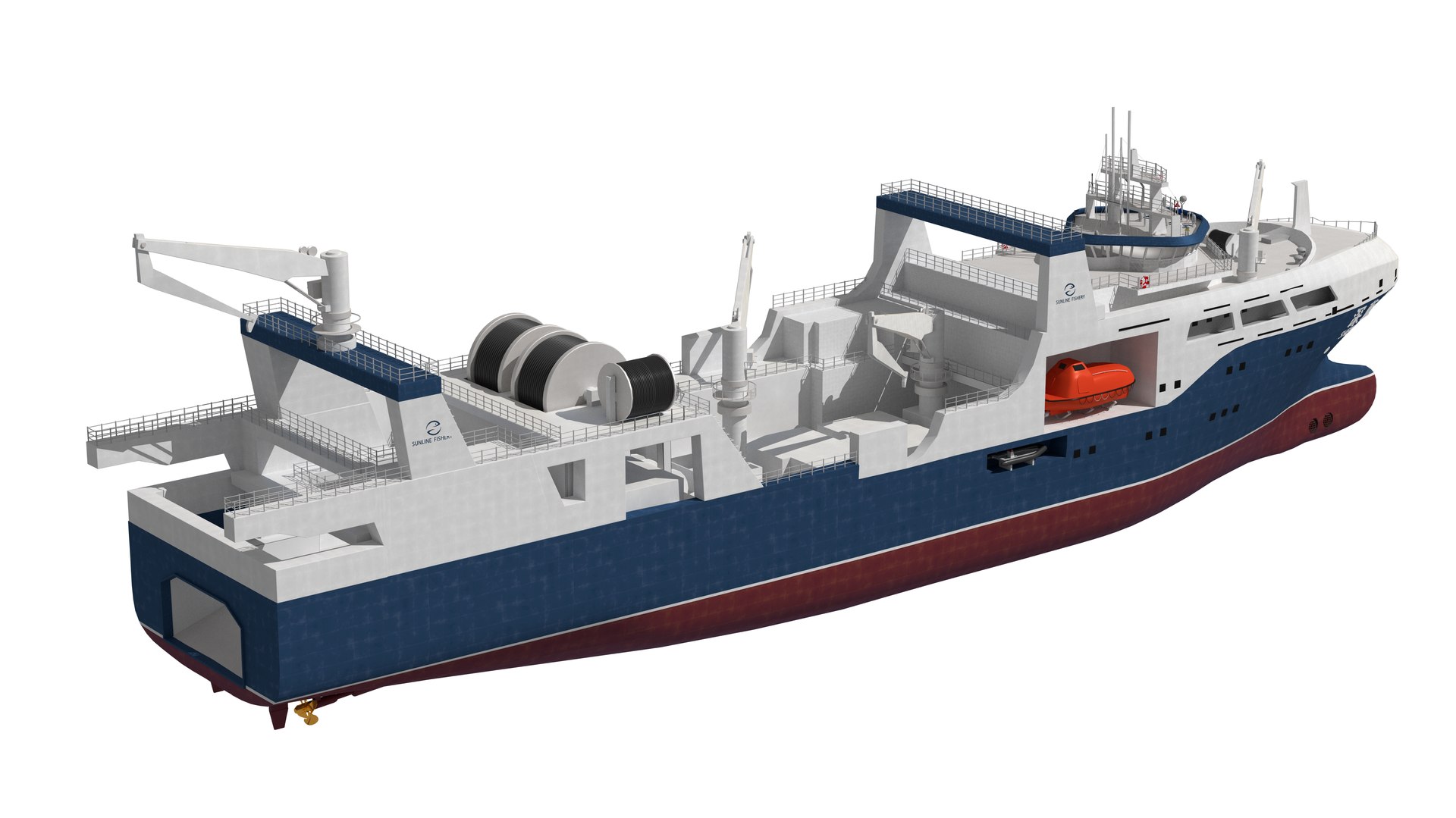 Deep Blue A Fishery Harvesting And Processing Vessel Research Vessel ...