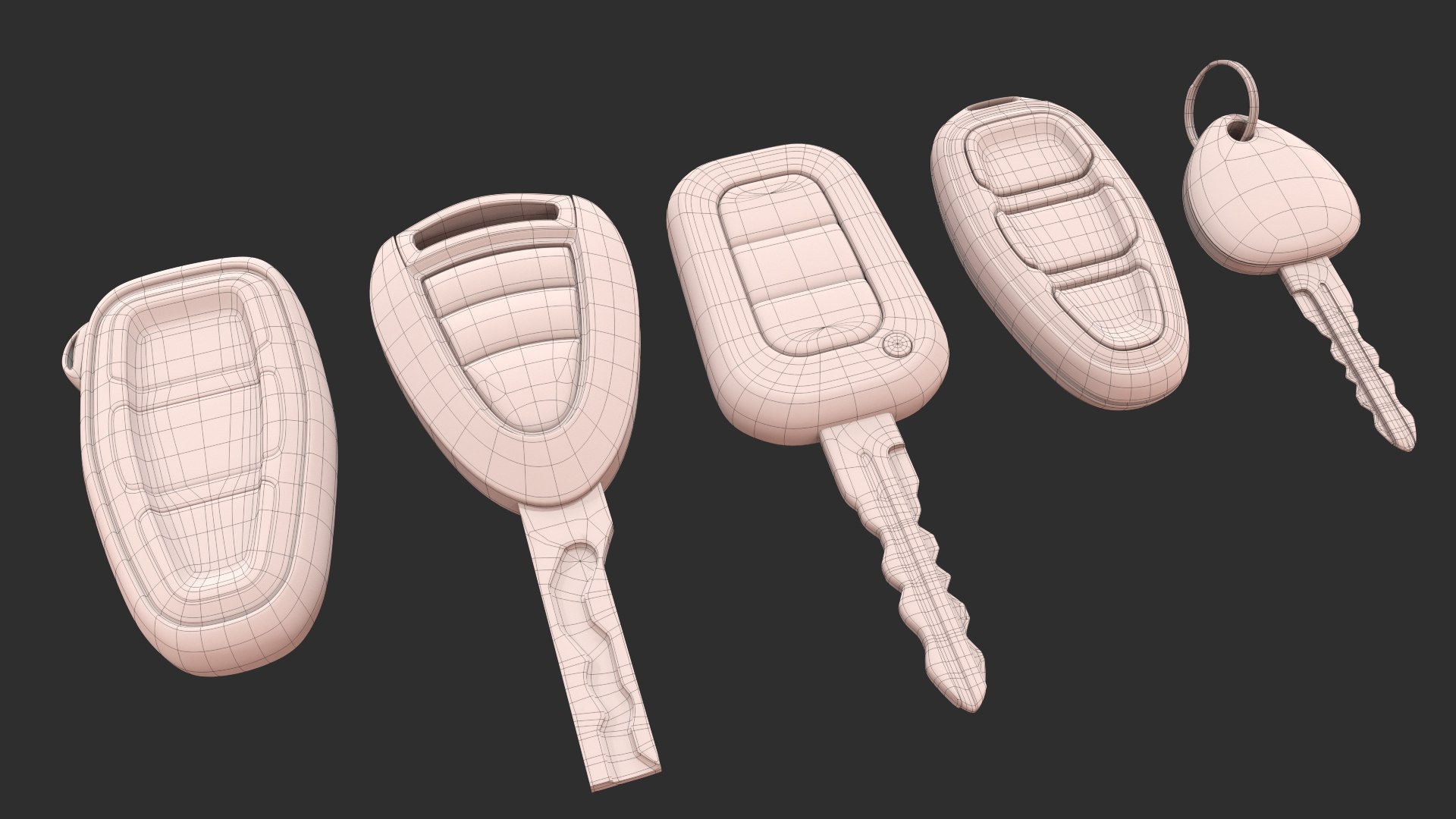 Car Key Model - TurboSquid 1684633