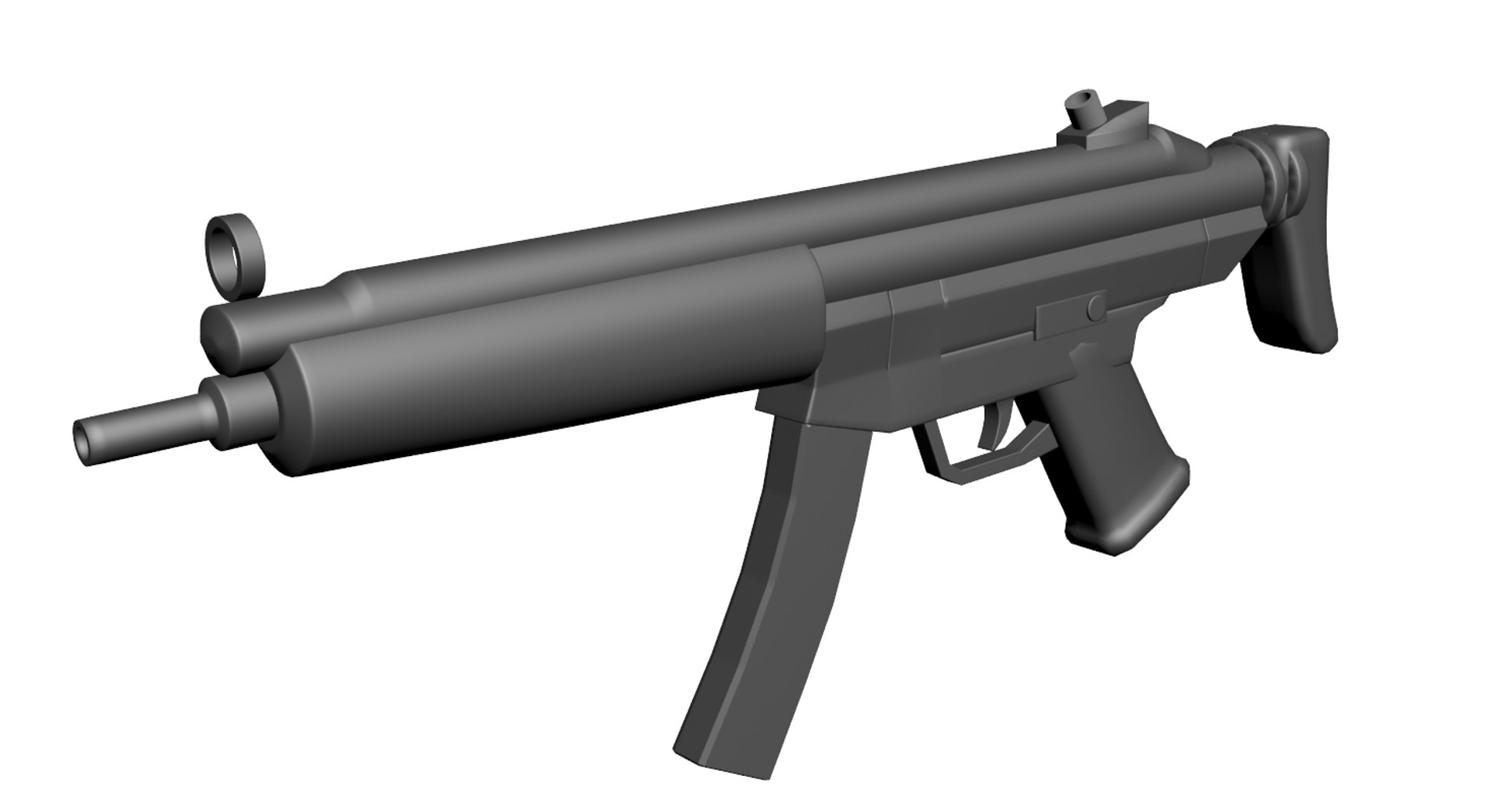3d Sub-machine Gun Model