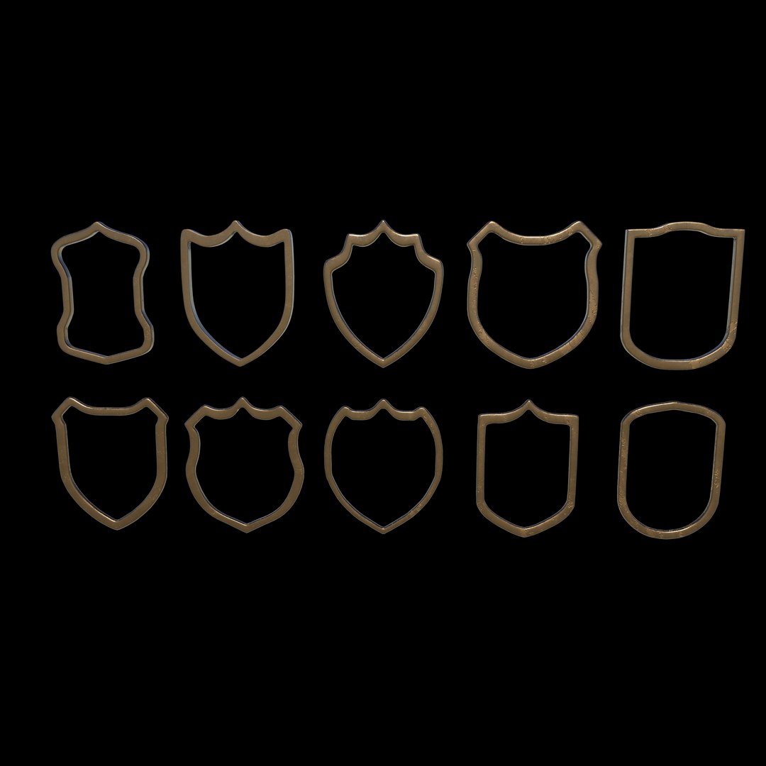 Badge Patches 3D Model 3D - TurboSquid 2404386