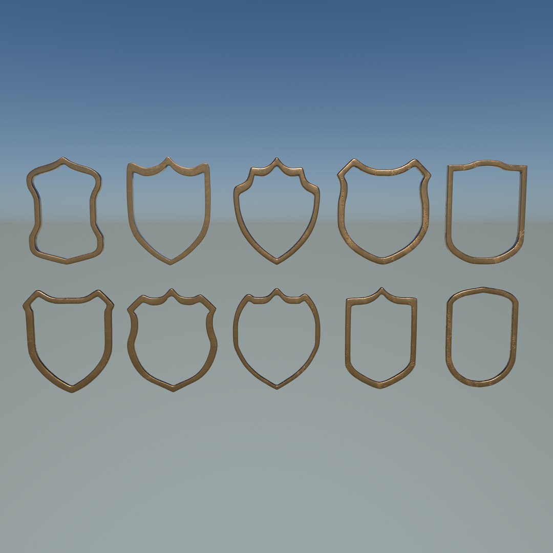 Badge Patches 3D Model 3D - TurboSquid 2404386