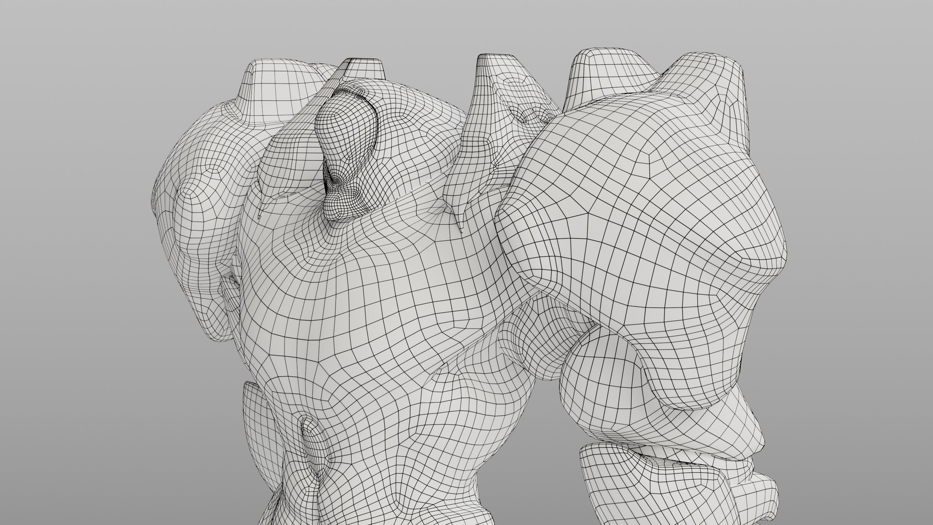 3D Giant Red Mecha - Game Ready Robot - TurboSquid 1754941