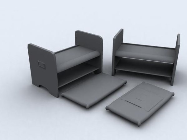 3d computer table desk model