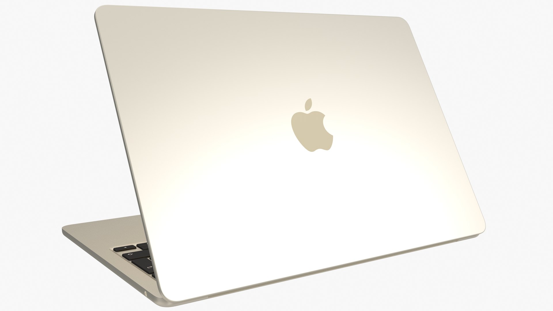 Apple MacBook Air 13 M3 2024 Starlight Rigged Model - TurboSquid 2216336