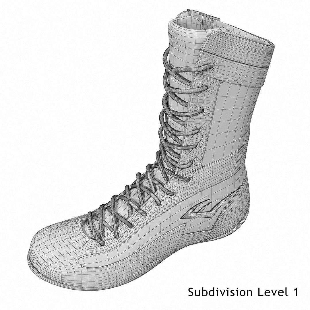 3d Model Everlast Boxing Shoes