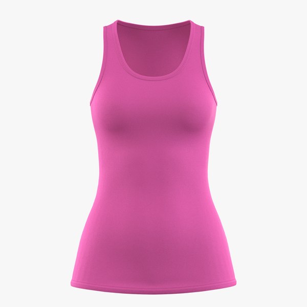 3d Women Sport Top Women Workout Tank Top Model Turbosquid 2025584