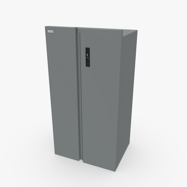 modelo 3d Fridge Amica FY 51193DFBX Silver 3D Model - TurboSquid 2019850