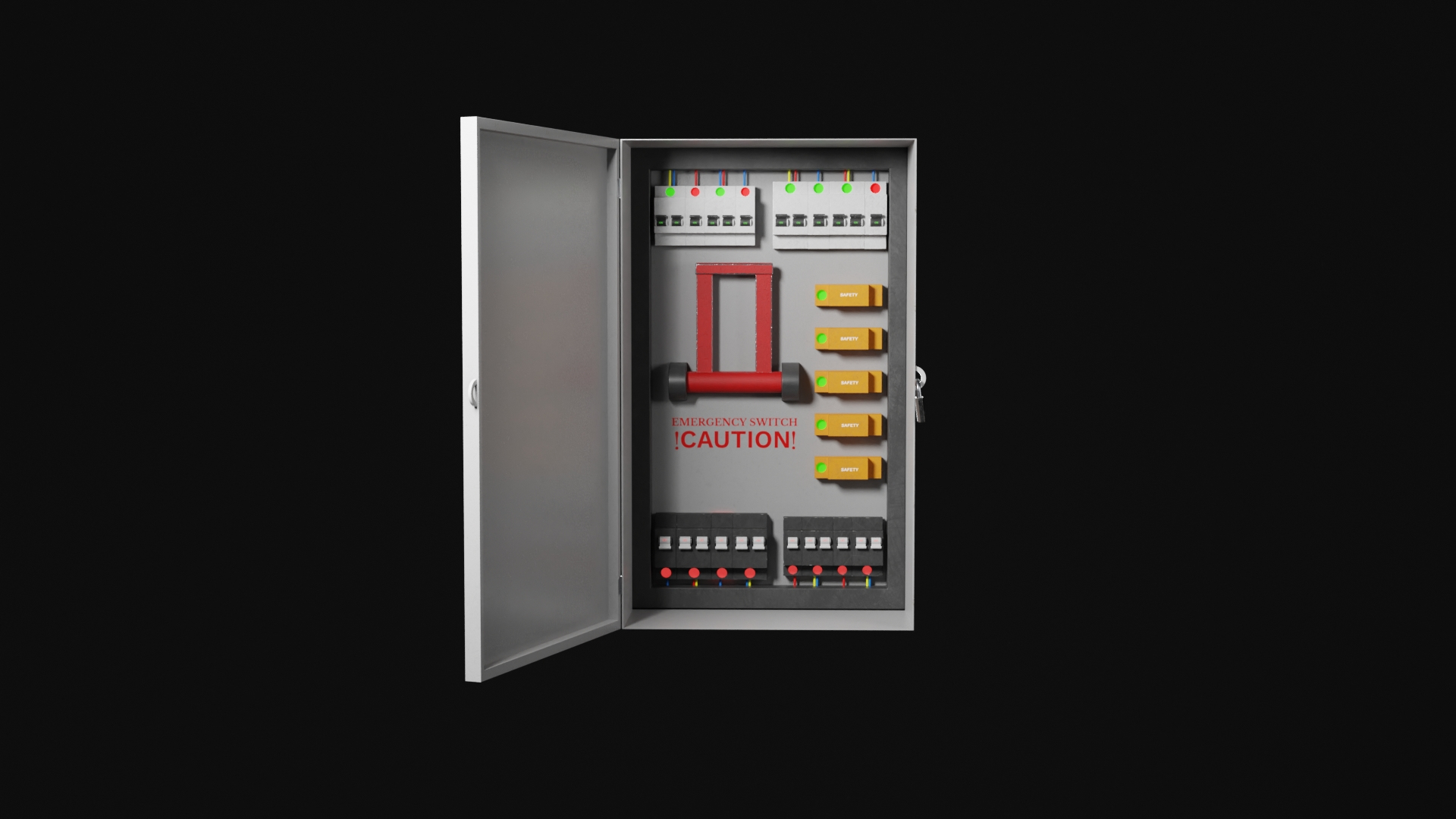 Low-Poly Electrical Control Panel By Nikdox 3D - TurboSquid 2073130