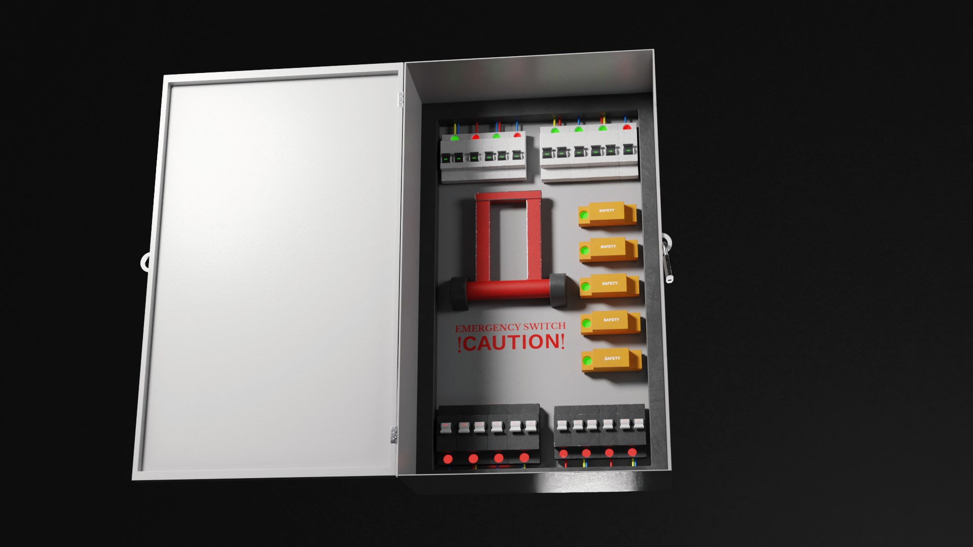 Low-Poly Electrical Control Panel by Nikdox 3D - TurboSquid 2073130