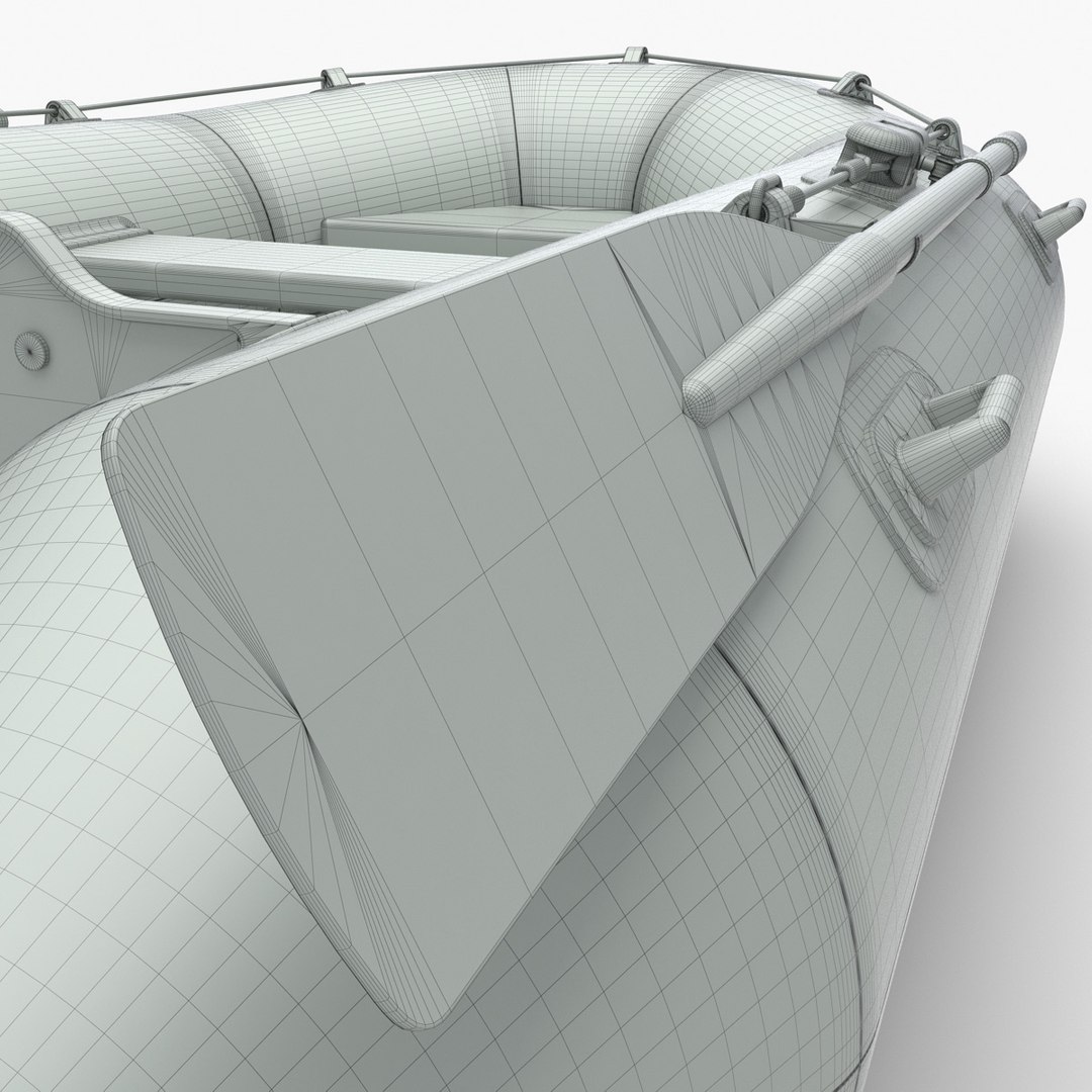 Inflatable Boat 3d Model