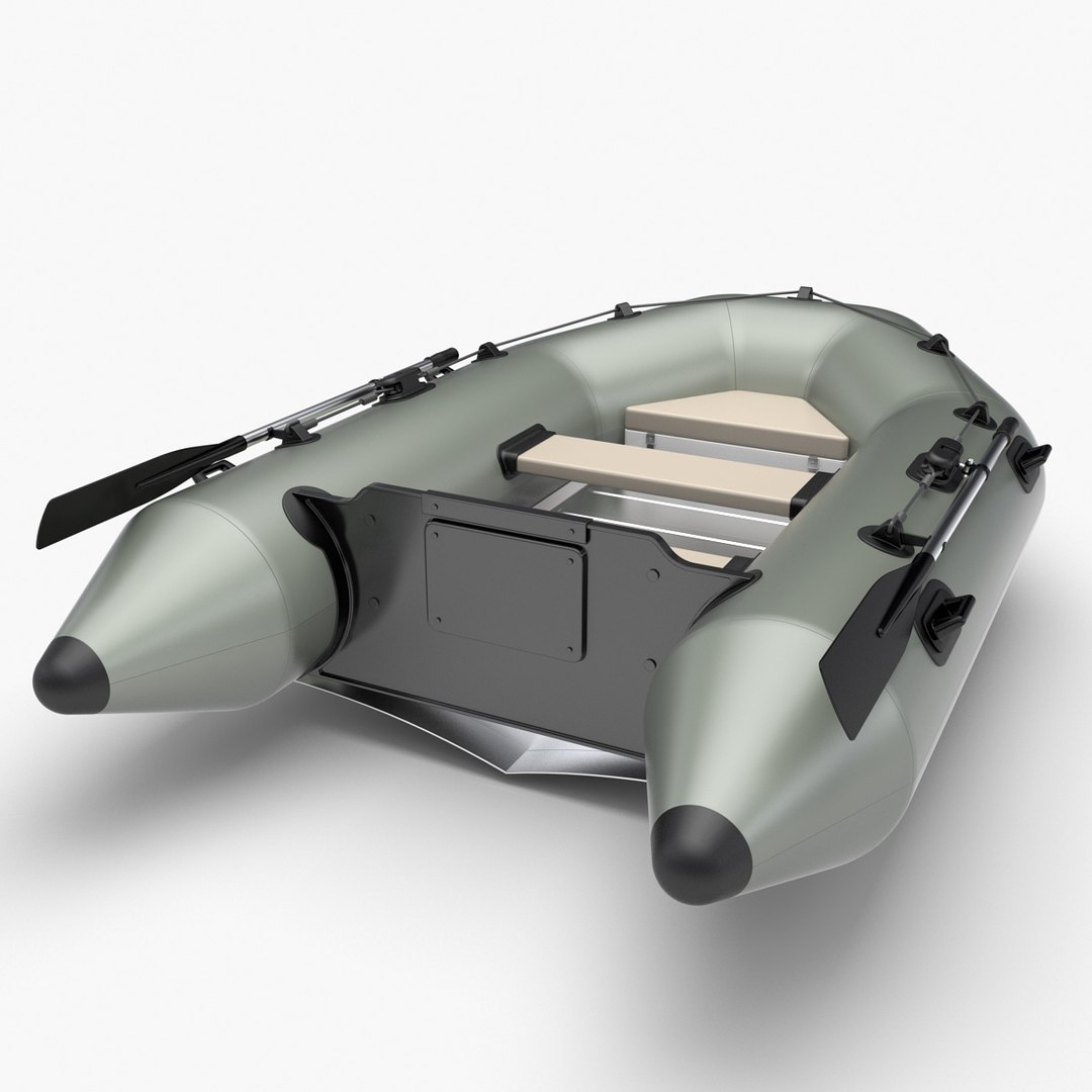 Inflatable Boat 3d Model