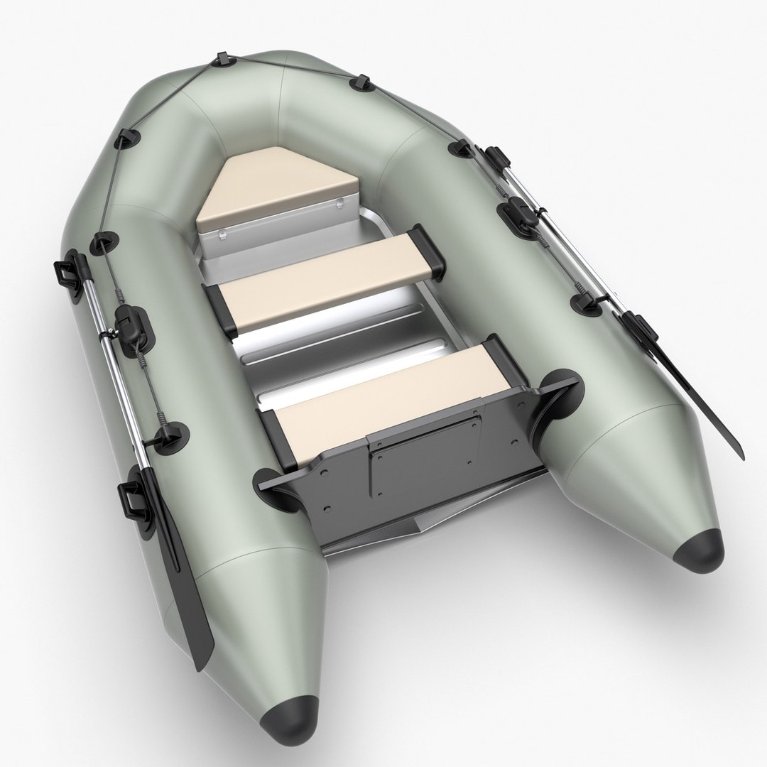 Inflatable Boat 3d Model