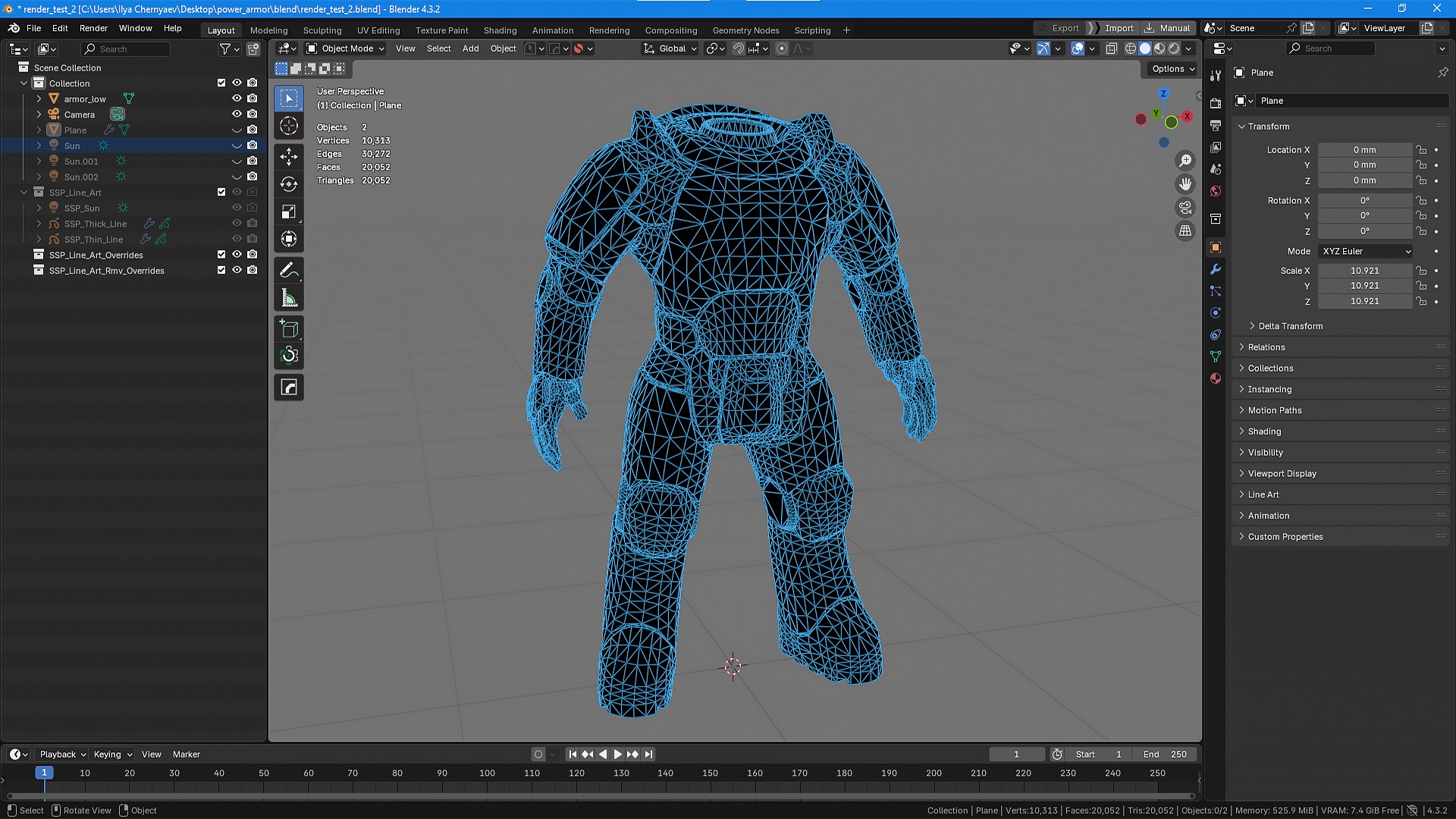 Power Armor - Cartoon Model - TurboSquid 2377275