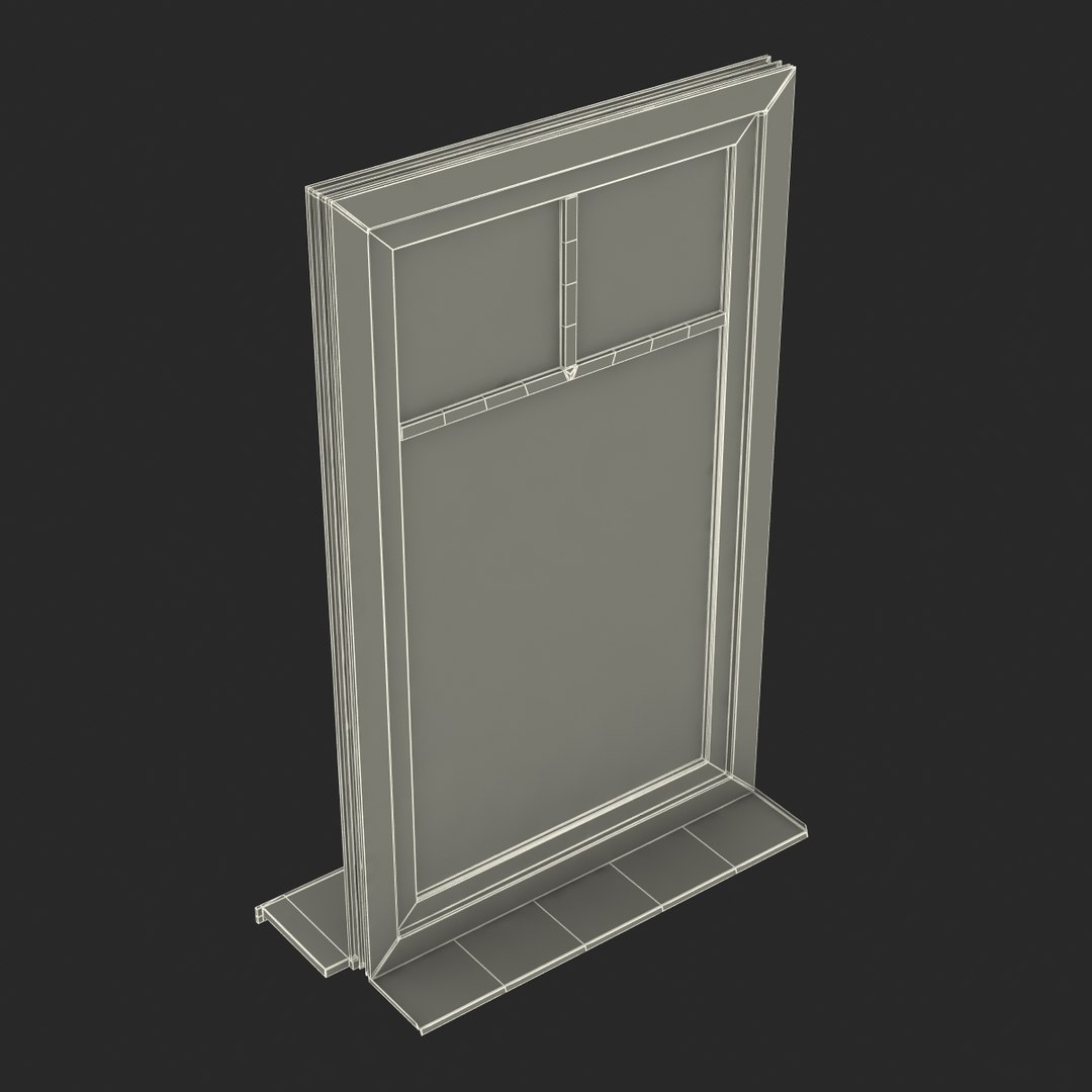 3d model plastic window 5