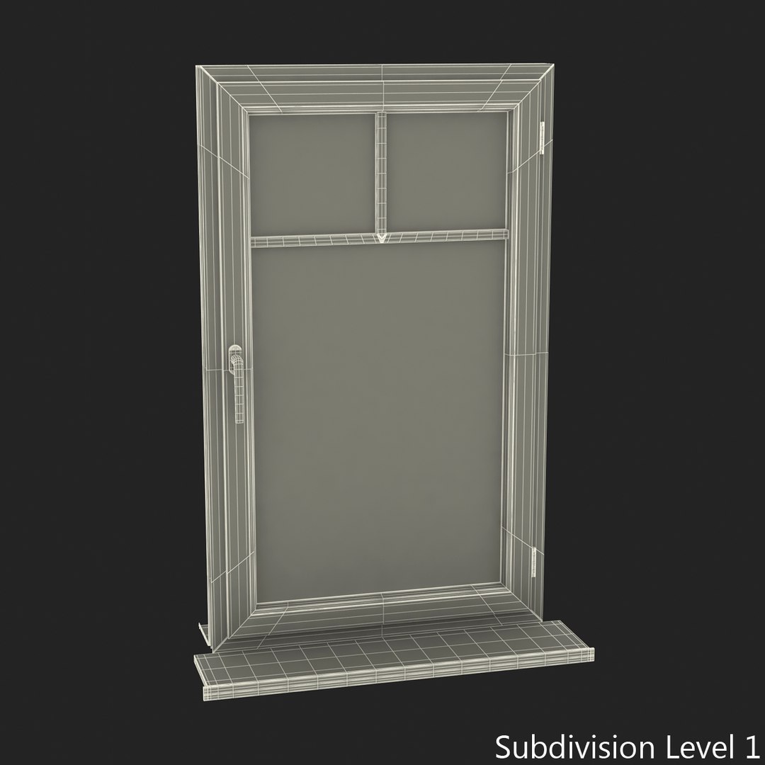 3d model plastic window 5