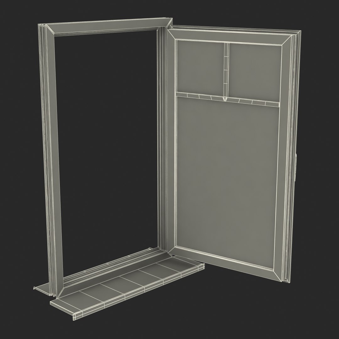 3d model plastic window 5
