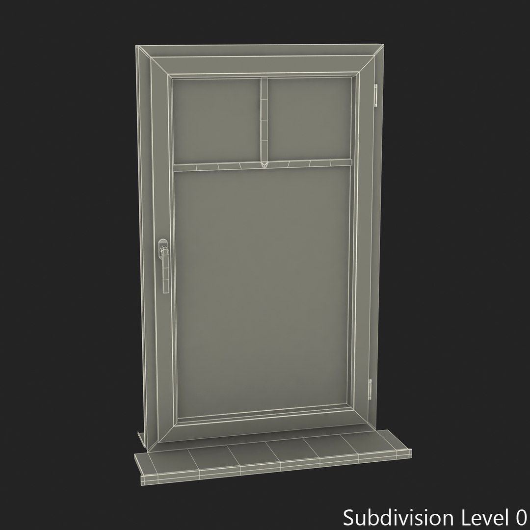 3d model plastic window 5