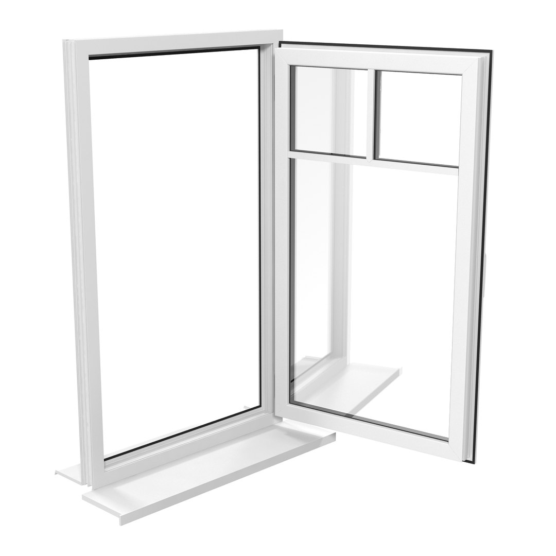 3d model plastic window 5