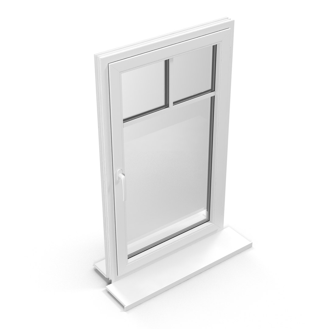 3d model plastic window 5