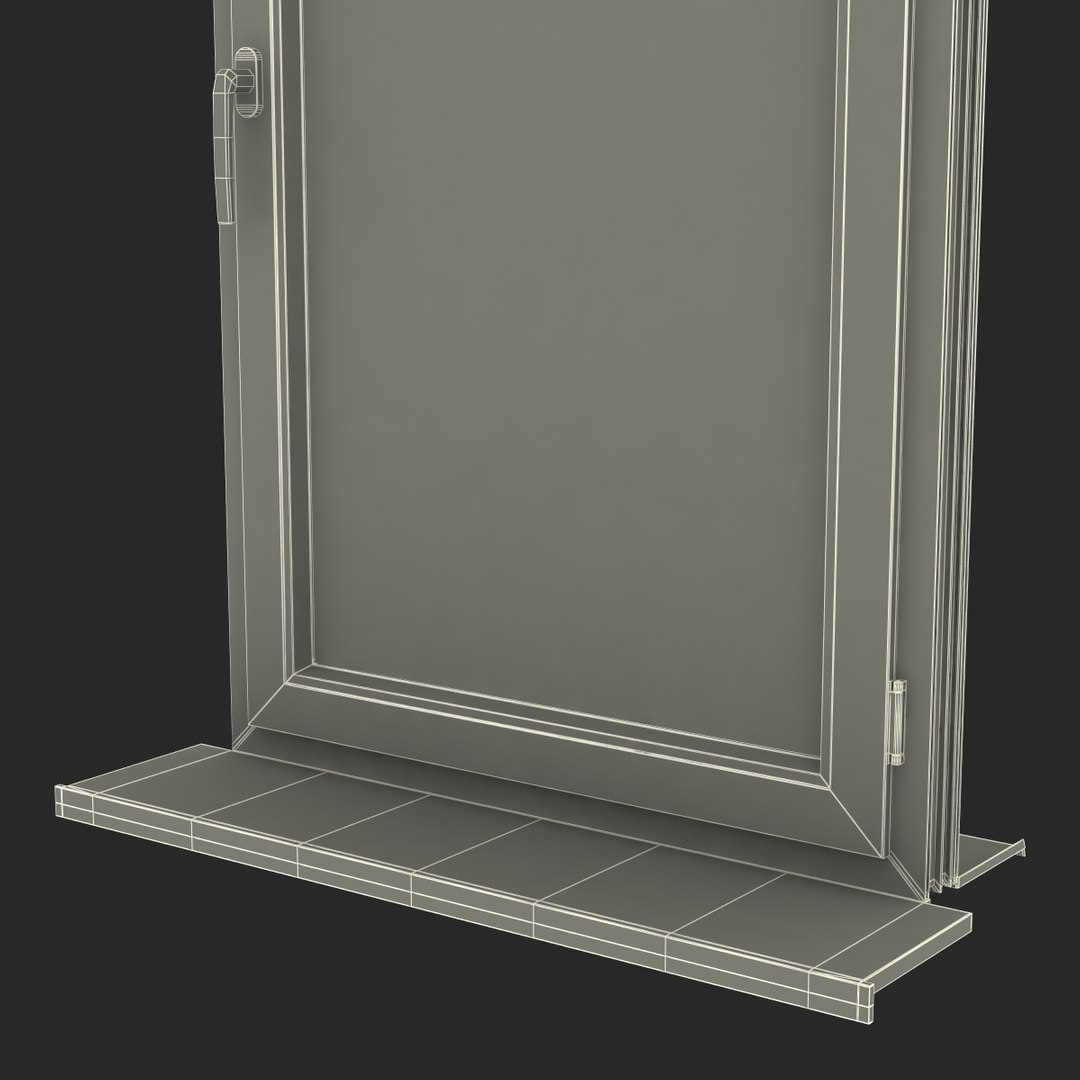 3d model plastic window 5