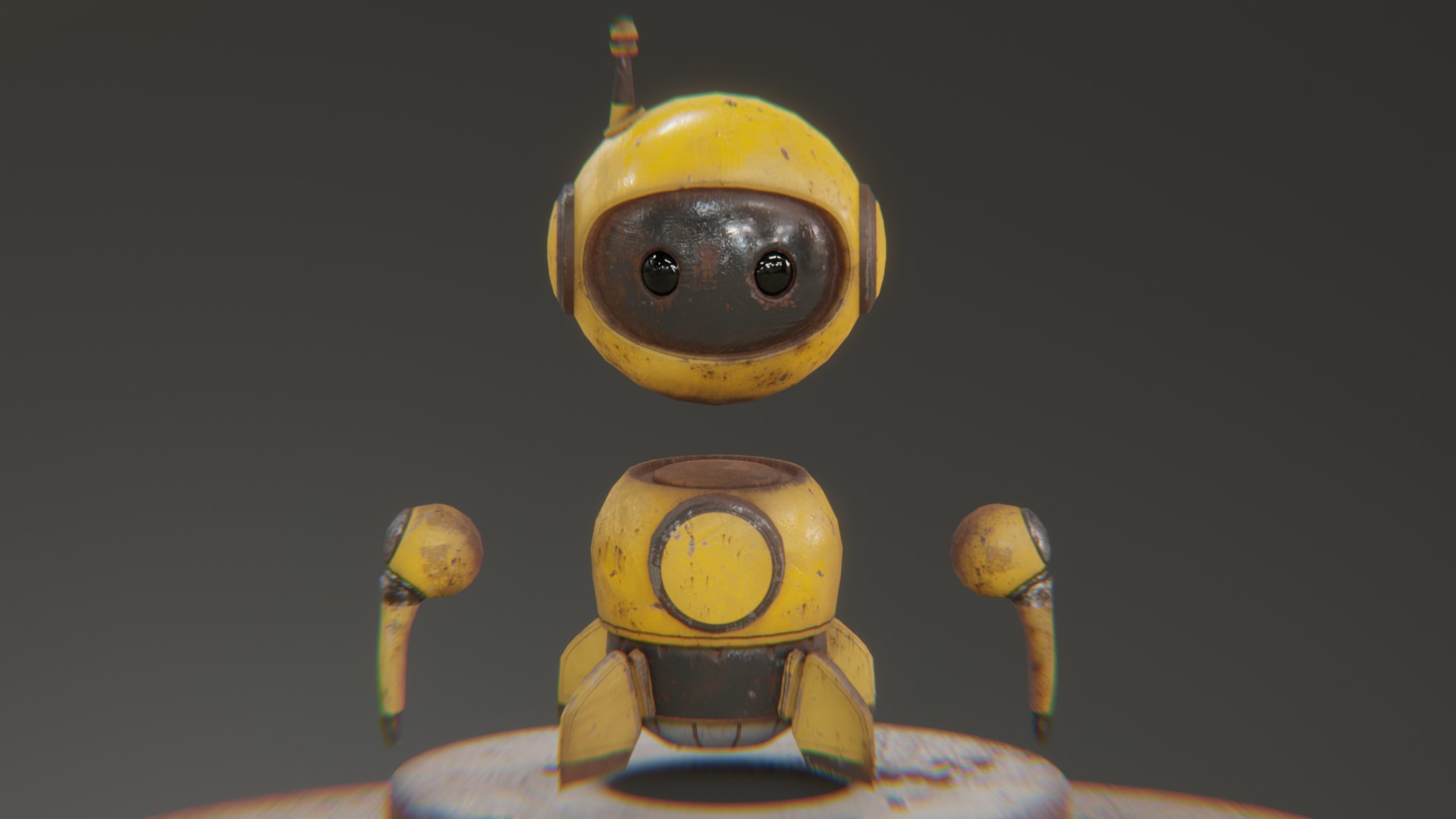 3D Retrobot Construction Version - Technology Mascot - App And Game ...