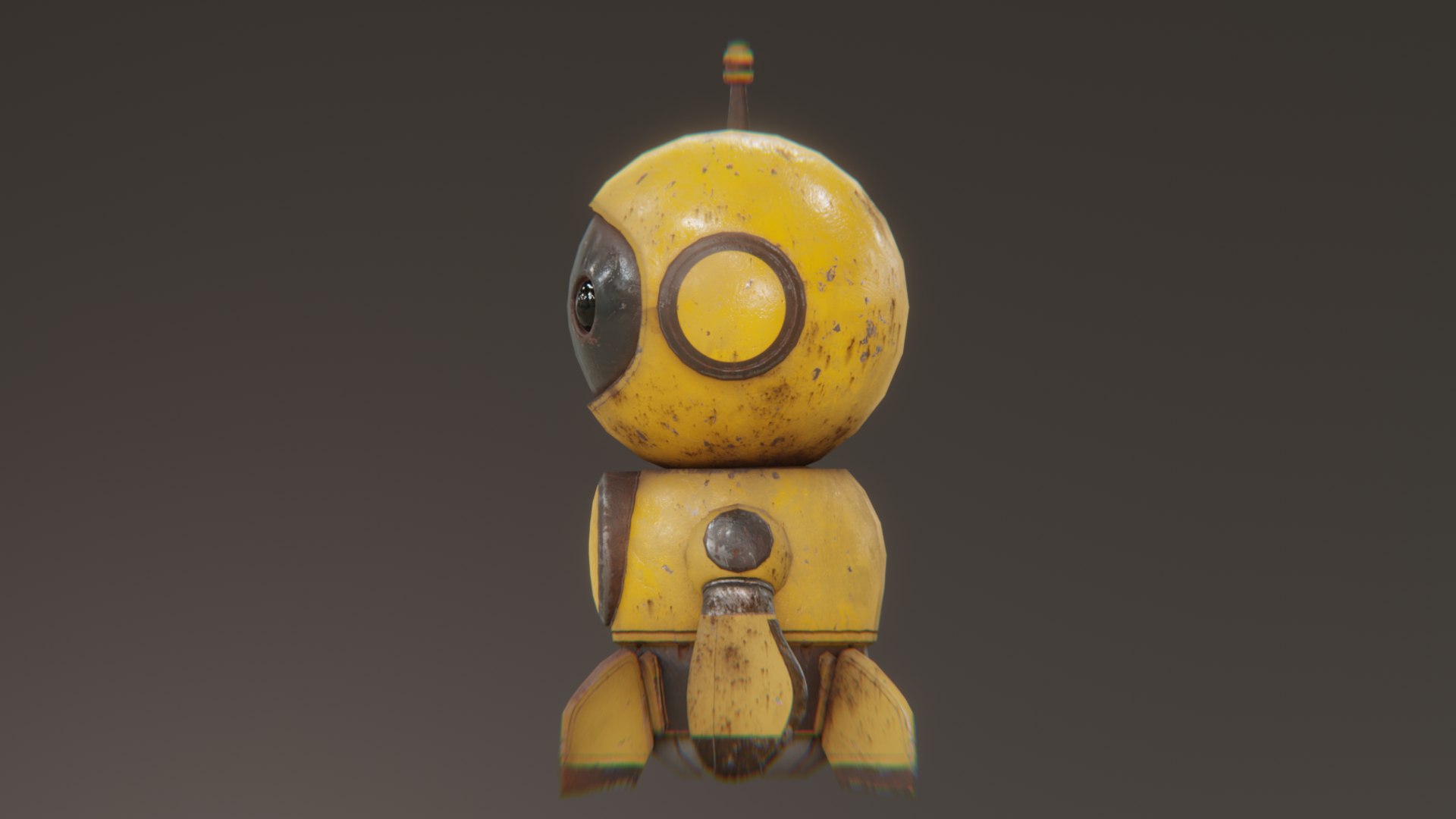 3D Retrobot Construction Version - Technology Mascot - App And Game ...