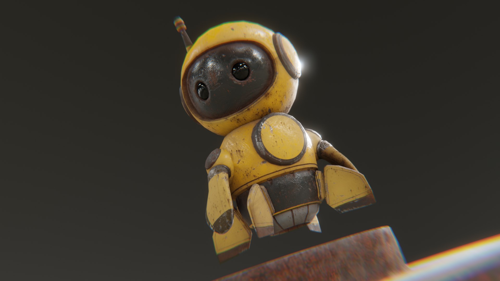 3D Retrobot Construction Version - Technology Mascot - App And Game ...