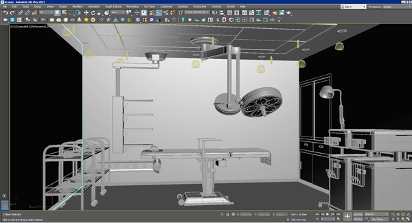 3D surgery room Operating room - TurboSquid 1869877