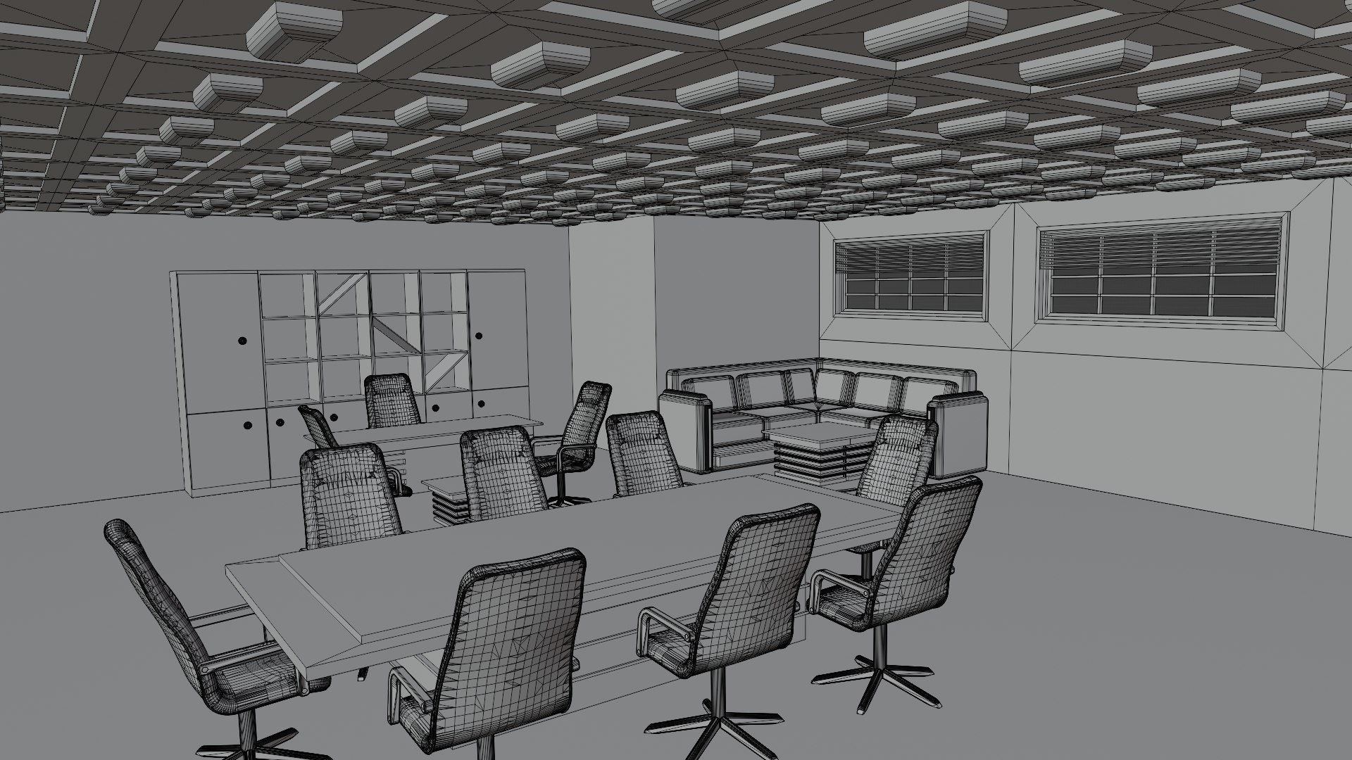 3D Boss Office - TurboSquid 2160833