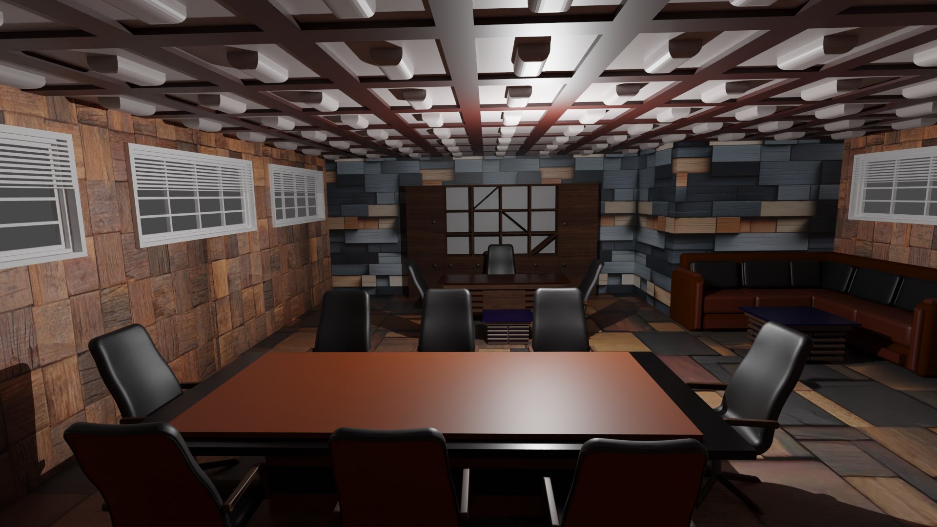 3D Boss Office - TurboSquid 2160833