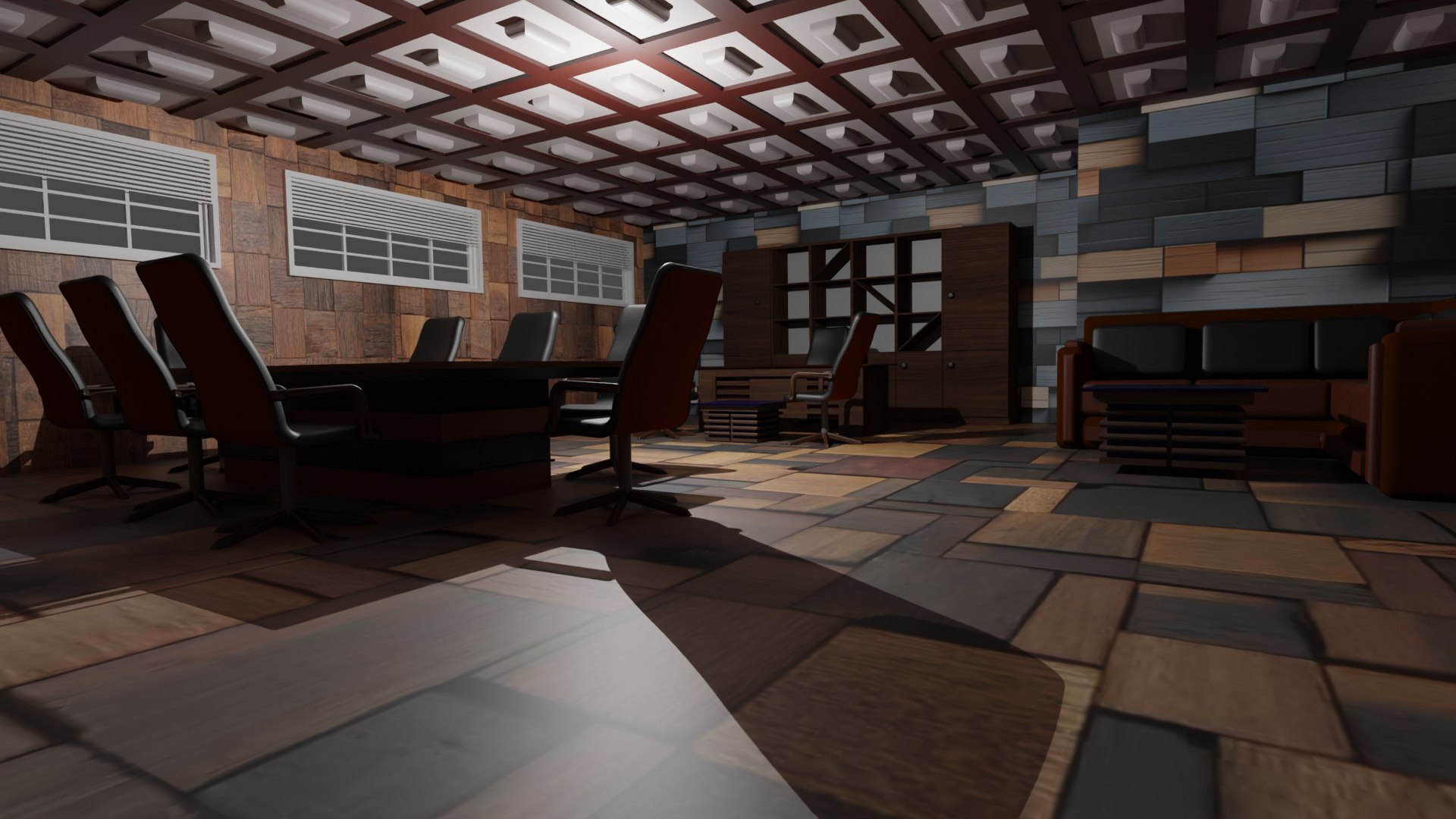 3D Boss Office - TurboSquid 2160833