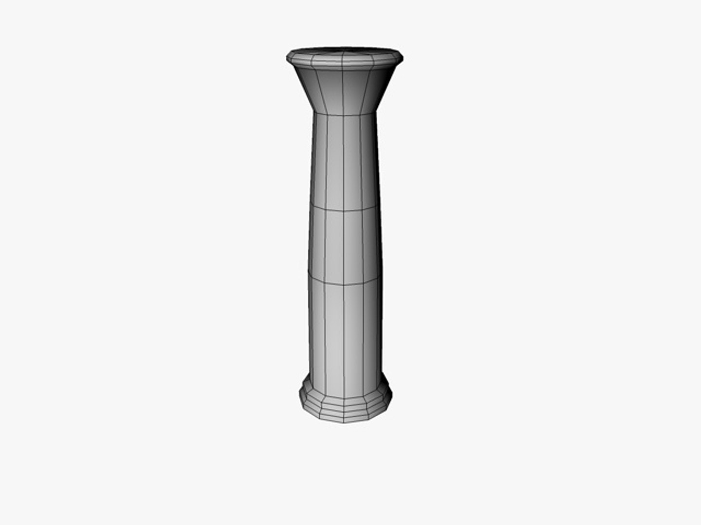 Egyptian Columns 3d Model