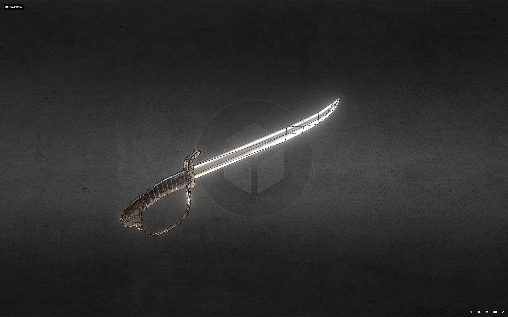 Free Sword Cutlass 3D Model - TurboSquid 1292720