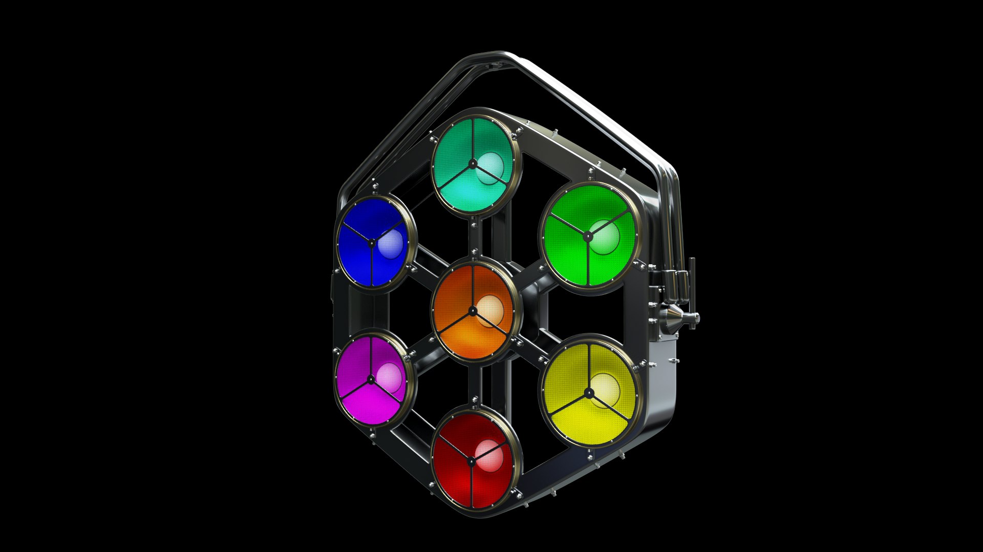 Pixelpatt Led-based Static Stage Light 3D Model - TurboSquid 1460536