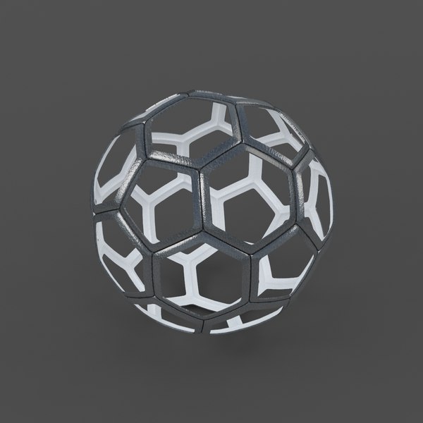 3d model of soccer ball