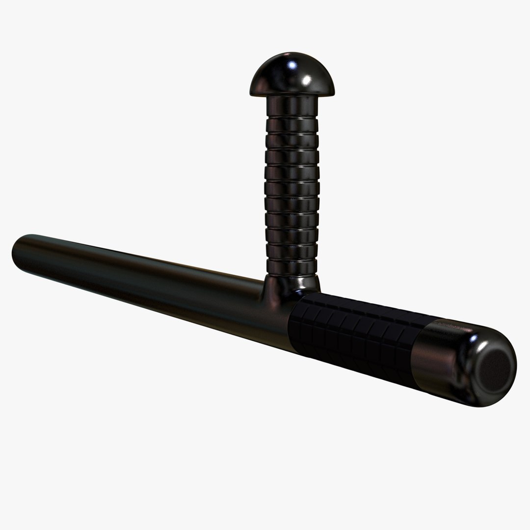 Police Baton 3d Obj